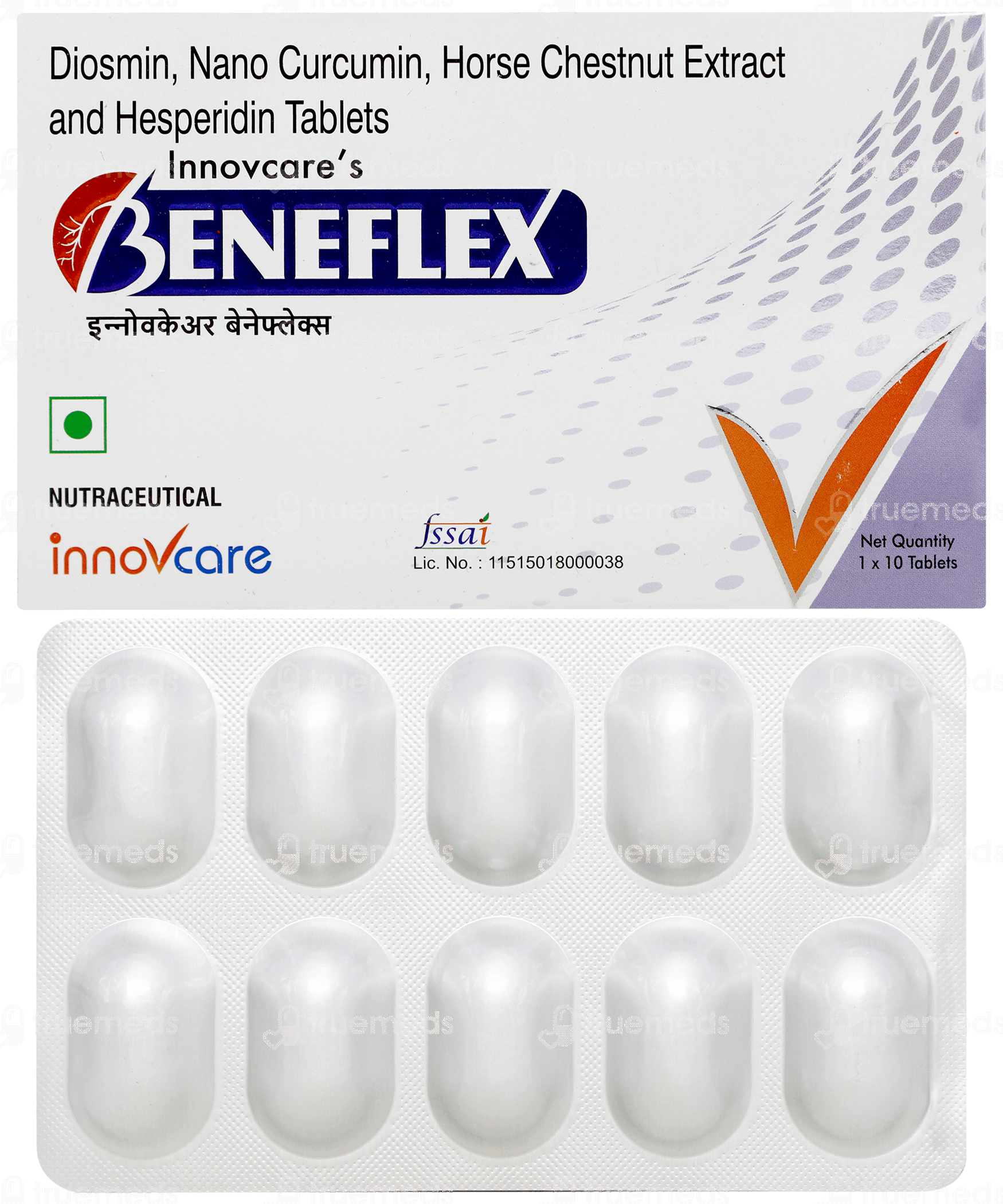 Beneflex Tablet 10 - Uses, Side Effects, Dosage, Price | Truemeds