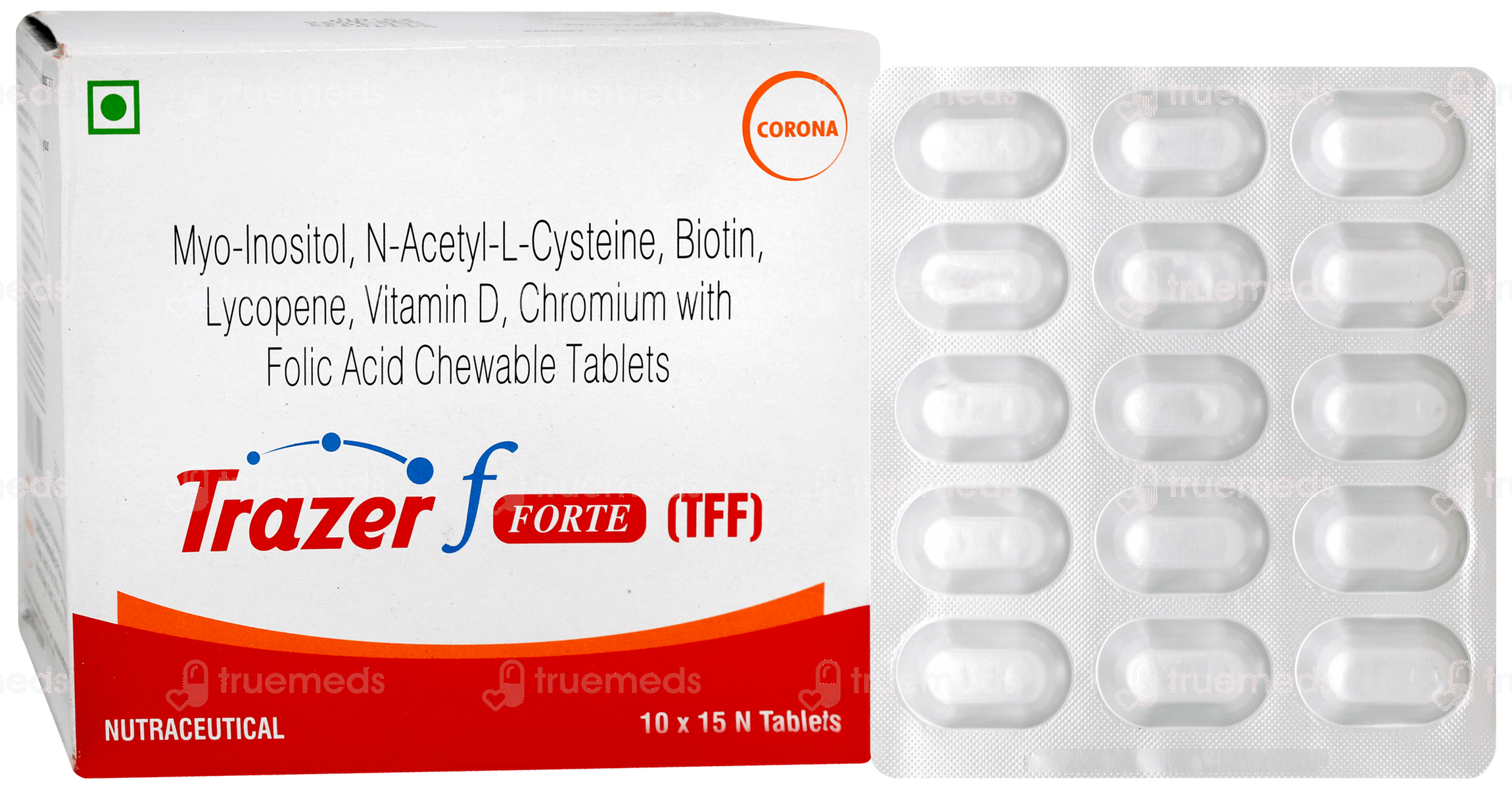 Trazer F Forte Tablet 15 - Uses, Side Effects, Dosage, Price | Truemeds