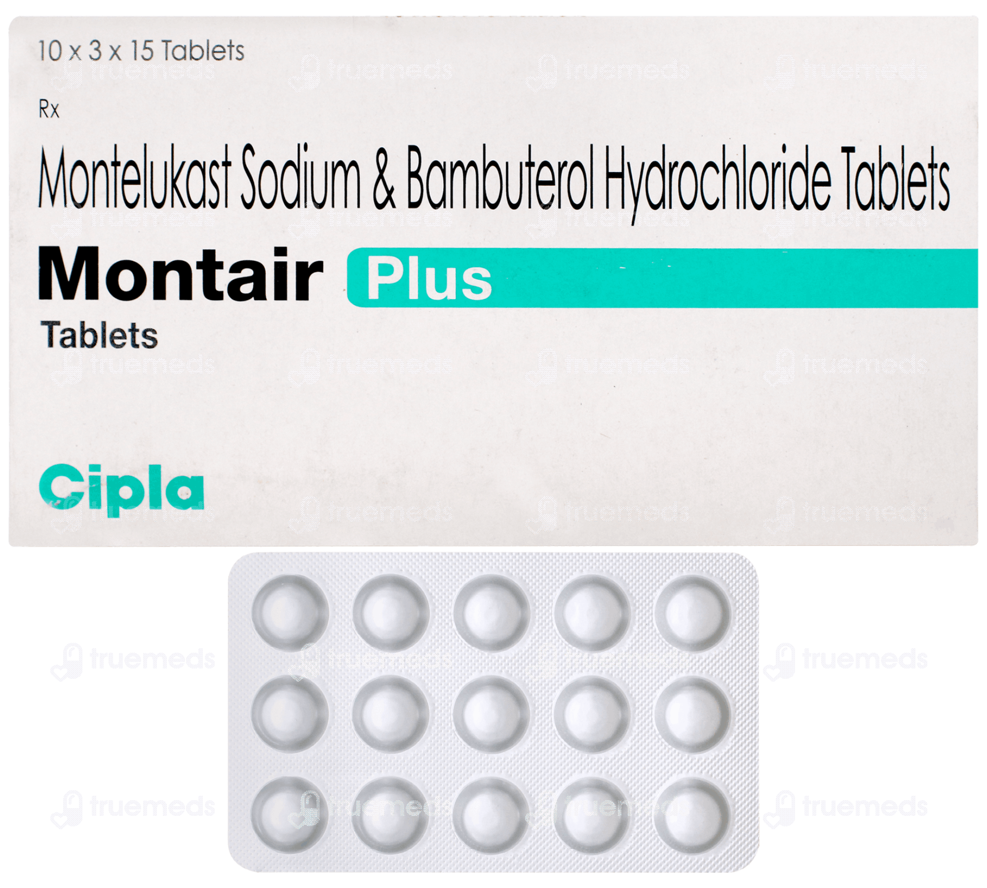 Montair Plus Tablet 15 - Uses, Side Effects, Dosage, Price | Truemeds