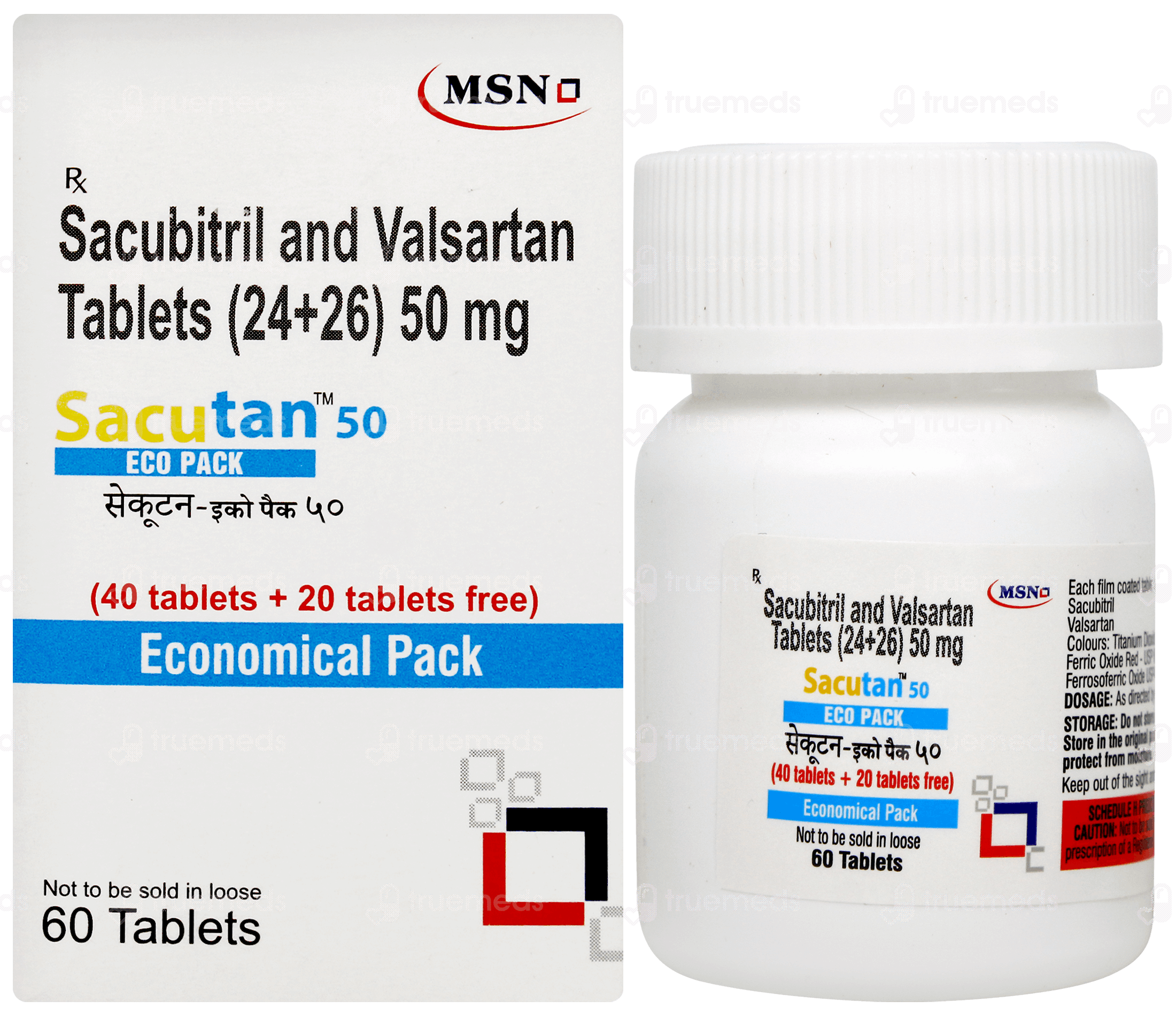 Sacutan 50 Tablet 40 20 Free - Uses, Side Effects, Dosage, Price | Truemeds