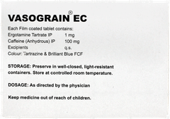 Vasograin Ec Tablet 20 - Uses, Side Effects, Dosage, Price | Truemeds