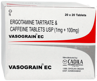 Vasograin Ec Tablet 20 - Uses, Side Effects, Dosage, Price | Truemeds