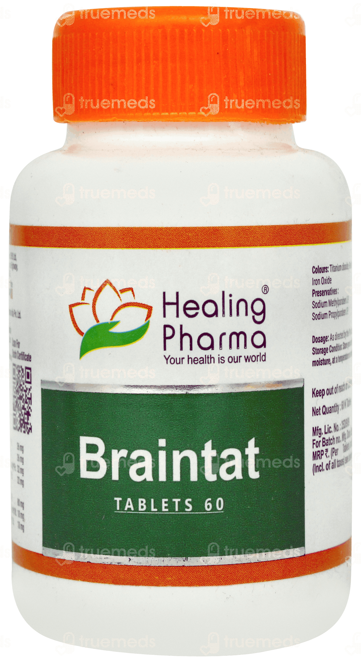 Braintat Tablet 60 - Uses, Side Effects, Dosage, Price | Truemeds