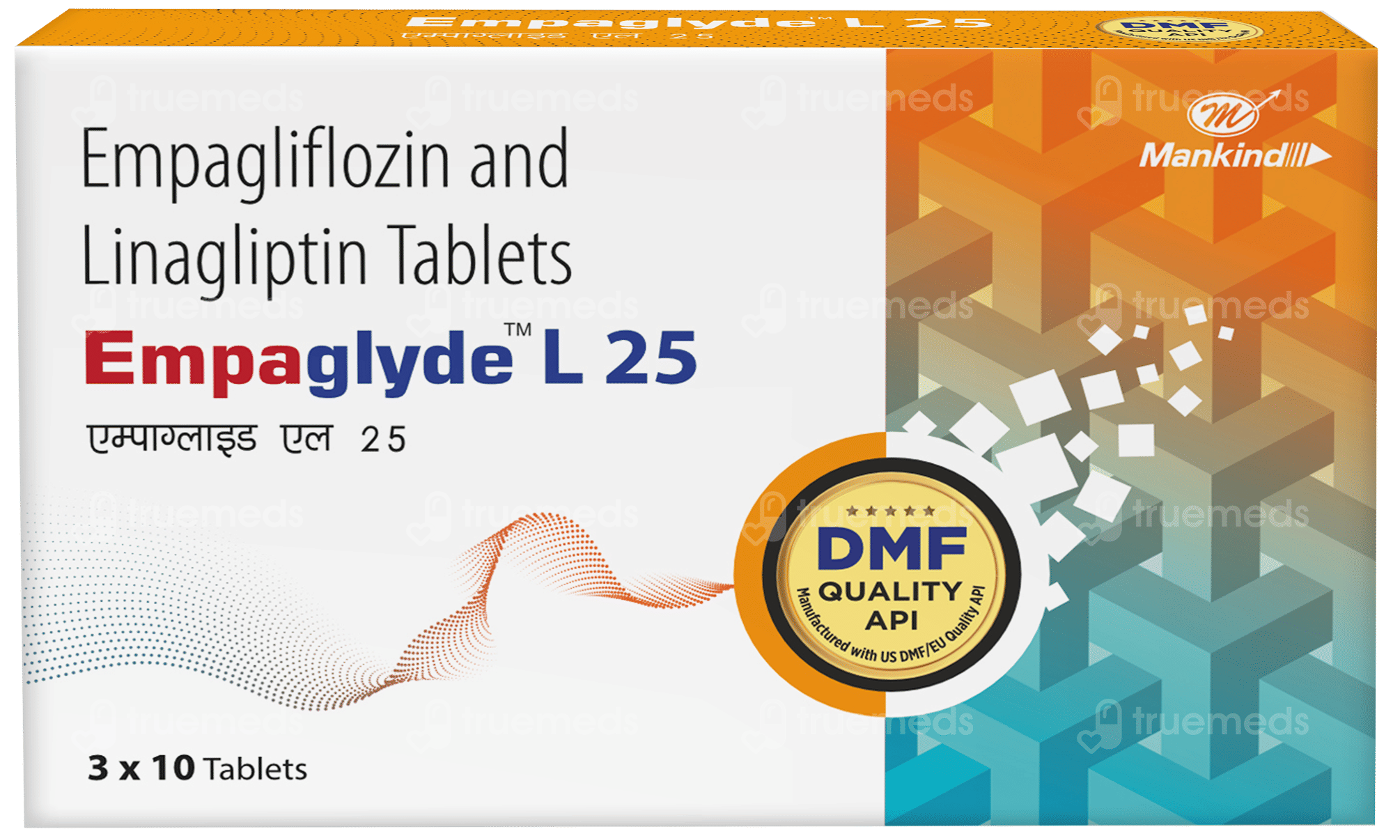Empaglyde L 25 Tablet 10 - Uses, Side Effects, Dosage, Price | Truemeds