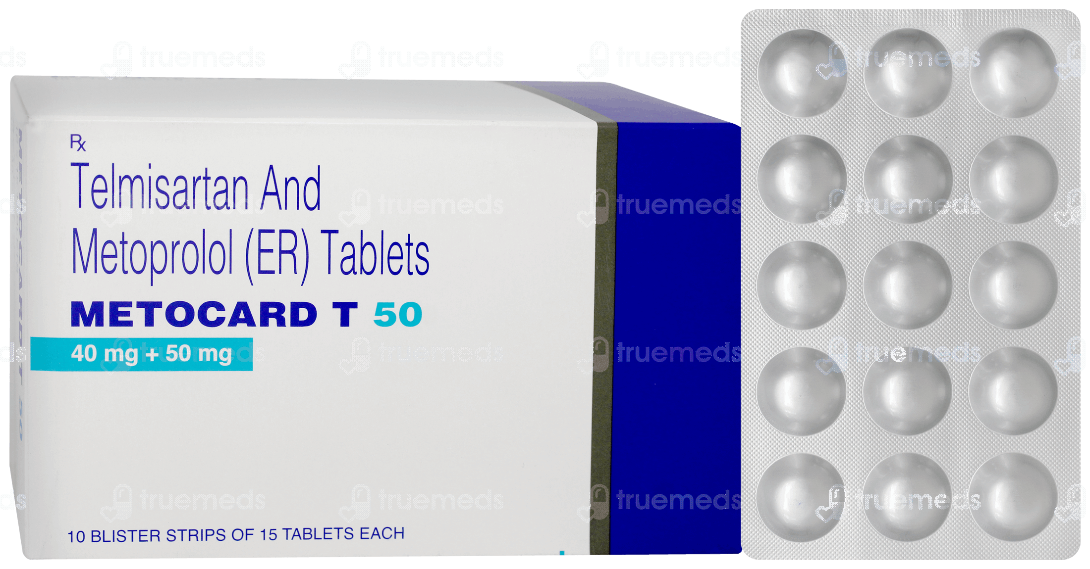 Metocard T 50 Tablet 15 - Uses, Side Effects, Dosage, Price | Truemeds