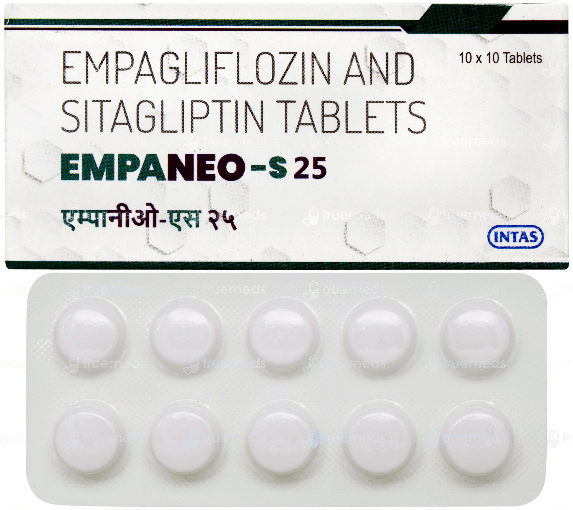 Empaneo S 25 Tablet 10 - Uses, Side Effects, Dosage, Price | Truemeds
