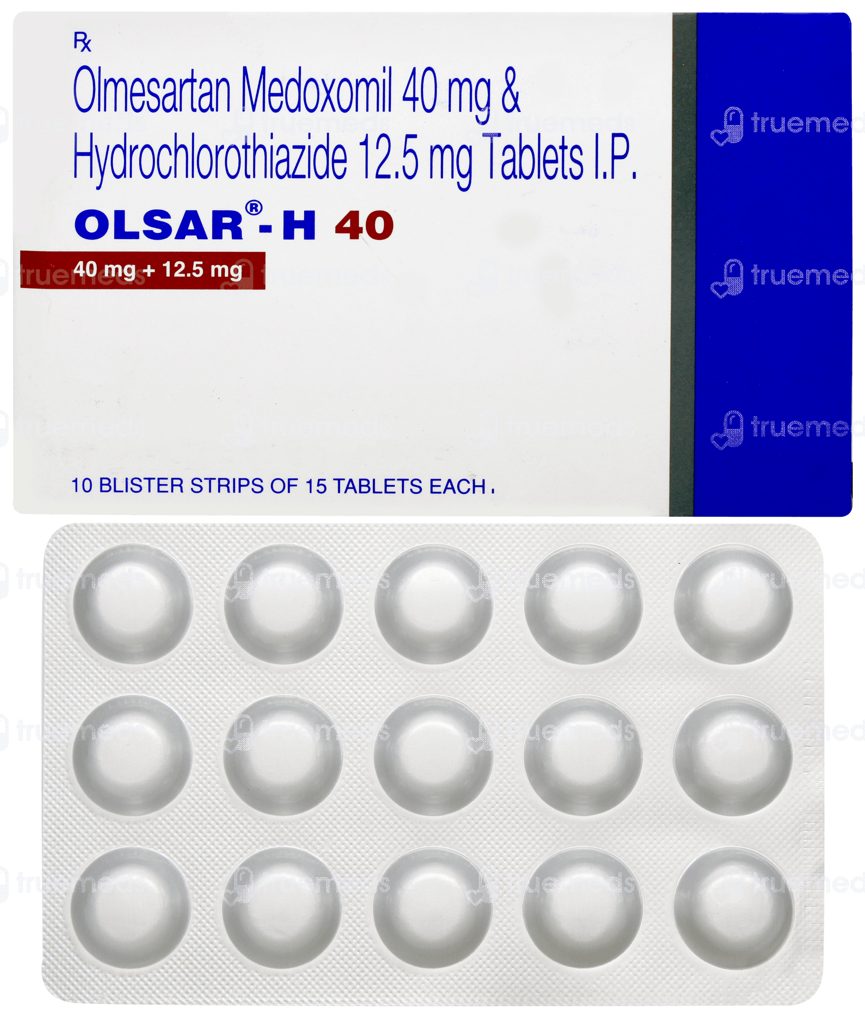 Olsar H 40 Tablet 15 - Uses, Side Effects, Dosage, Price | Truemeds