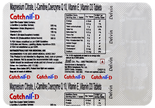Catchnil D Tablet 10 - Uses, Side Effects, Dosage, Price | Truemeds