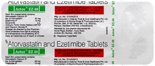 Aztor Ez 40 Tablet 10 - Uses, Side Effects, Dosage, Price | Truemeds