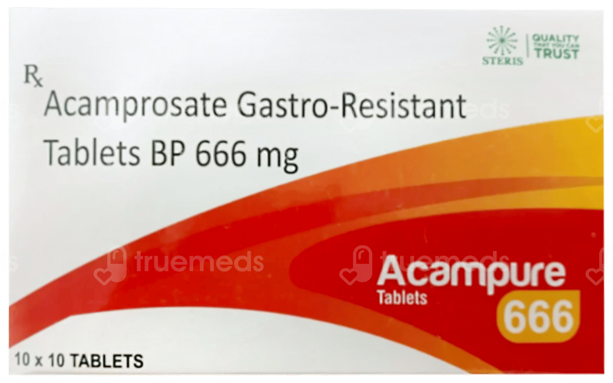 Acampure 666 Tablet 10 - Uses, Side Effects, Dosage, Price | Truemeds
