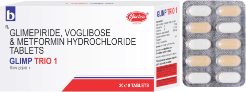 Glimp Trio 1 Tablet 10 - Uses, Side Effects, Dosage, Price | Truemeds