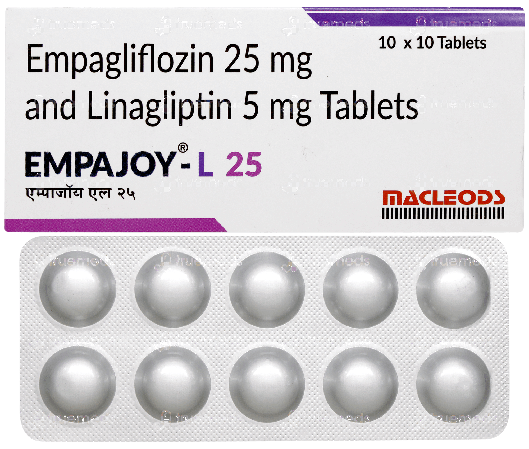 Empajoy L 25mg Tablet 10 - Uses, Side Effects, Dosage, Price | Truemeds