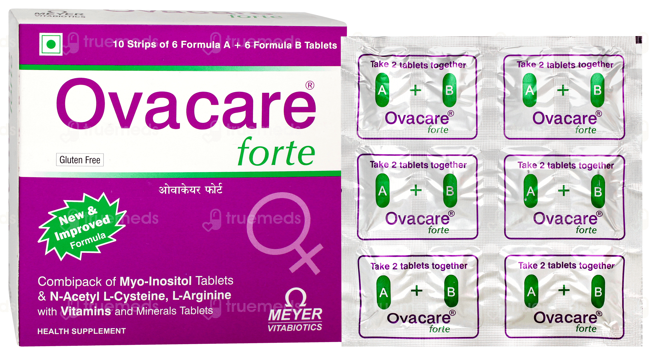 Ovacare Forte New Improved Formula Tablet 12 - Uses, Side Effects ...