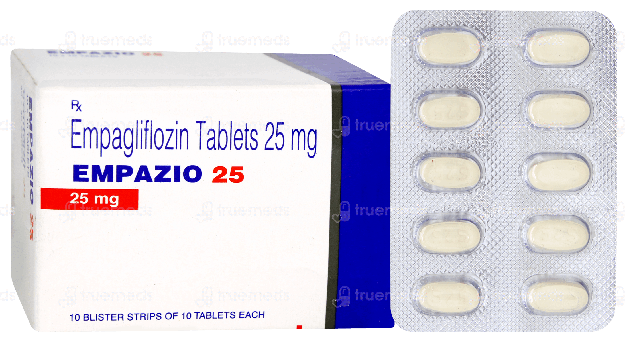 Empazio 25 Tablet 10 - Uses, Side Effects, Dosage, Price | Truemeds