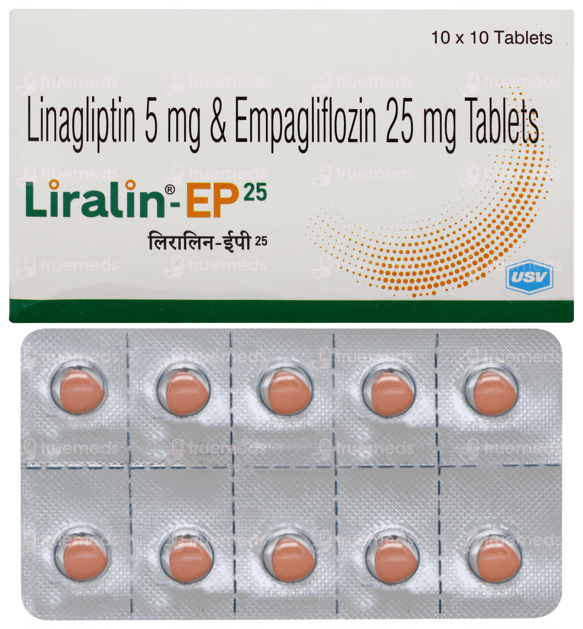 Liralin Ep 25 Tablet 10 - Uses, Side Effects, Dosage, Price | Truemeds