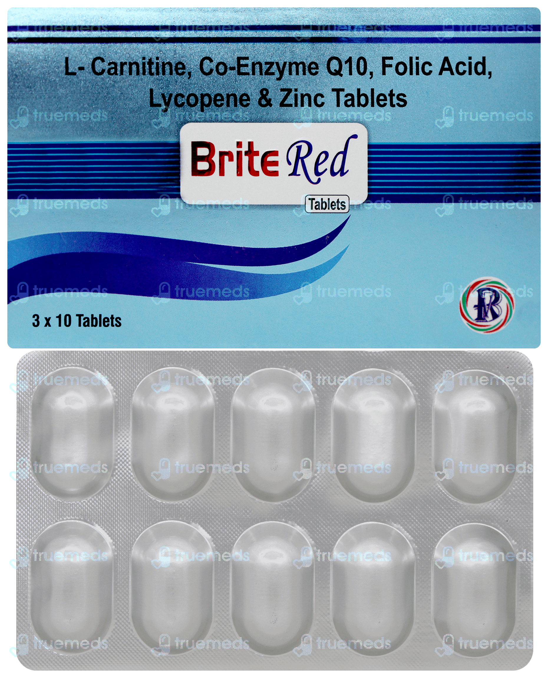 Brite Red Tablet 10 - Uses, Side Effects, Dosage, Price | Truemeds