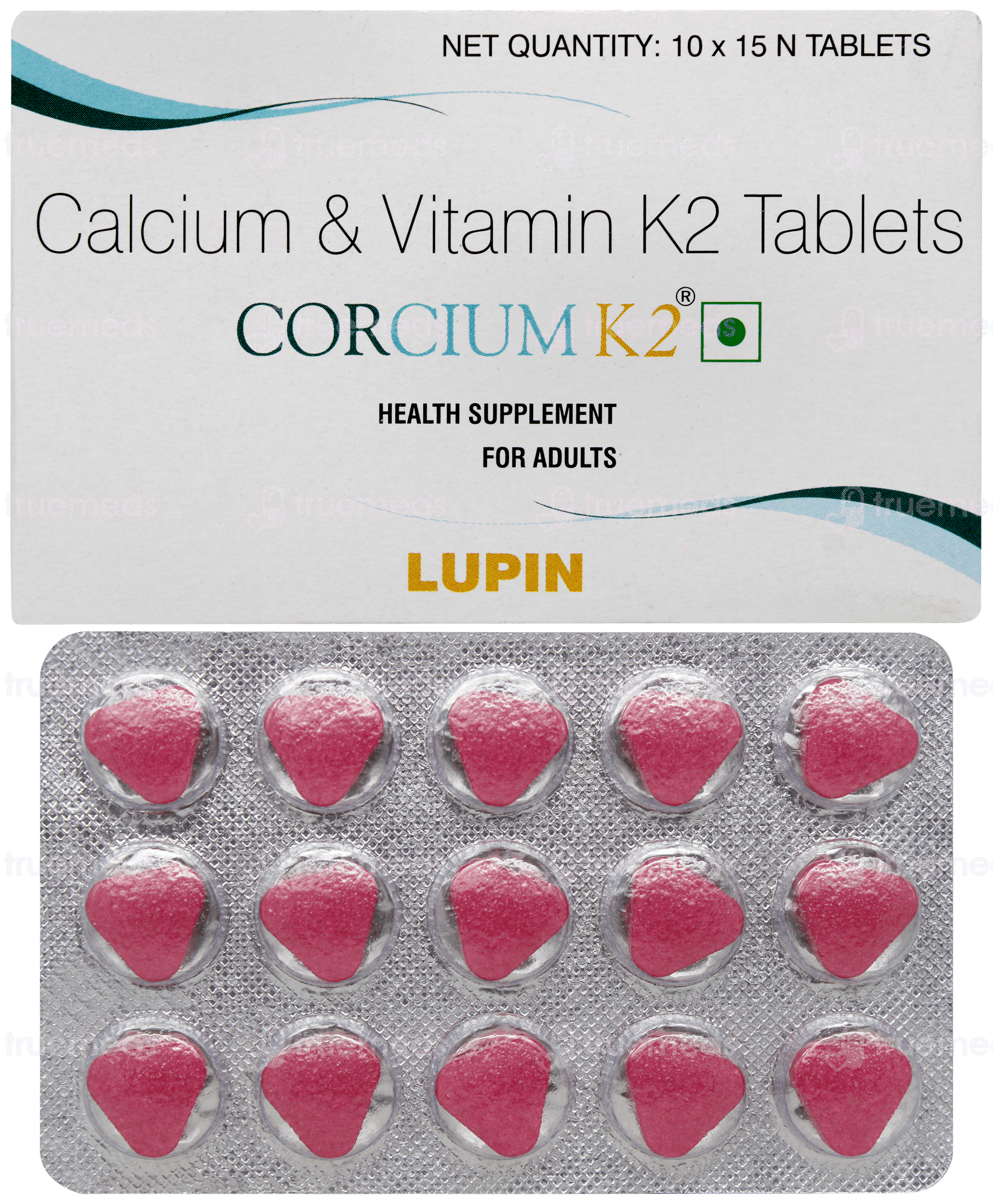 Corcium K2 Tablet 15 - Uses, Side Effects, Dosage, Price | Truemeds