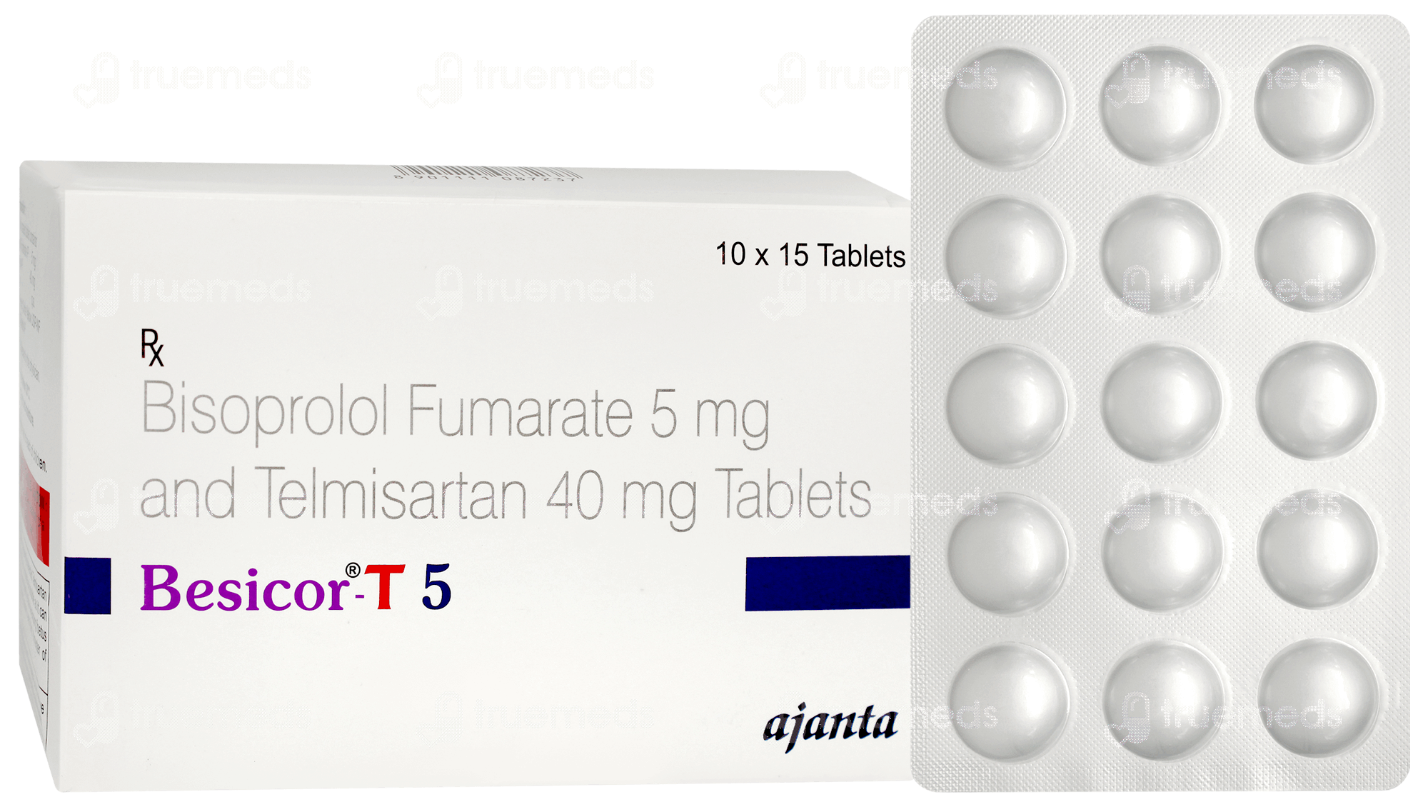 Besicor T 5 Tablet 15 - Uses, Side Effects, Dosage, Price | Truemeds