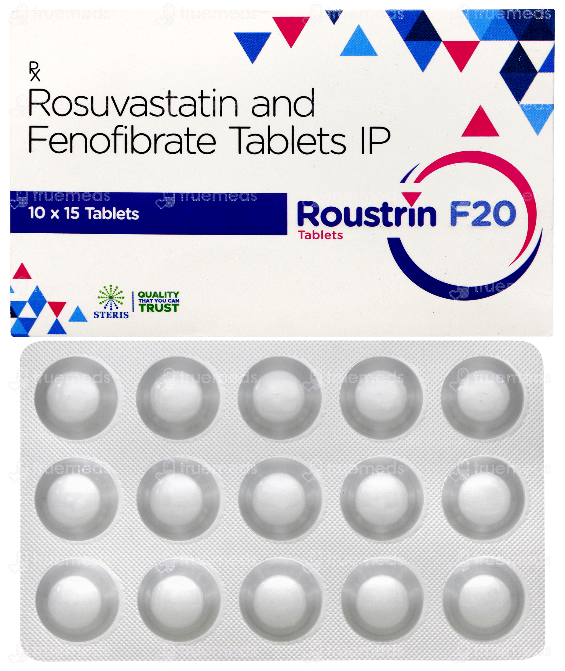 Roustrin F20 Tablet 15 - Uses, Side Effects, Dosage, Price | Truemeds