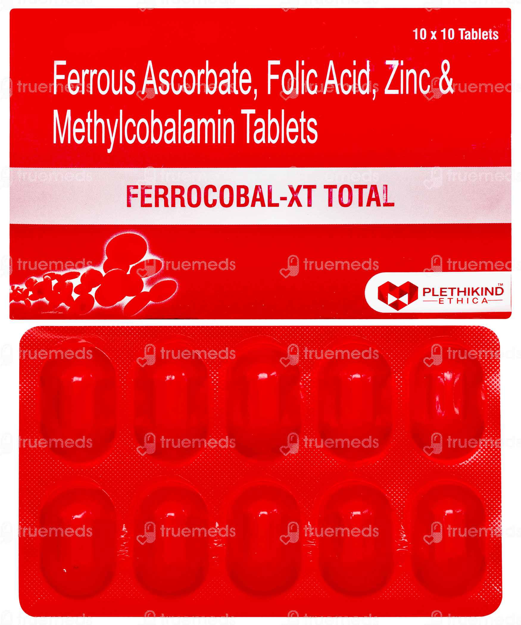 Ferrocobal Xt Total Tablet 10 - Uses, Side Effects, Dosage, Price ...