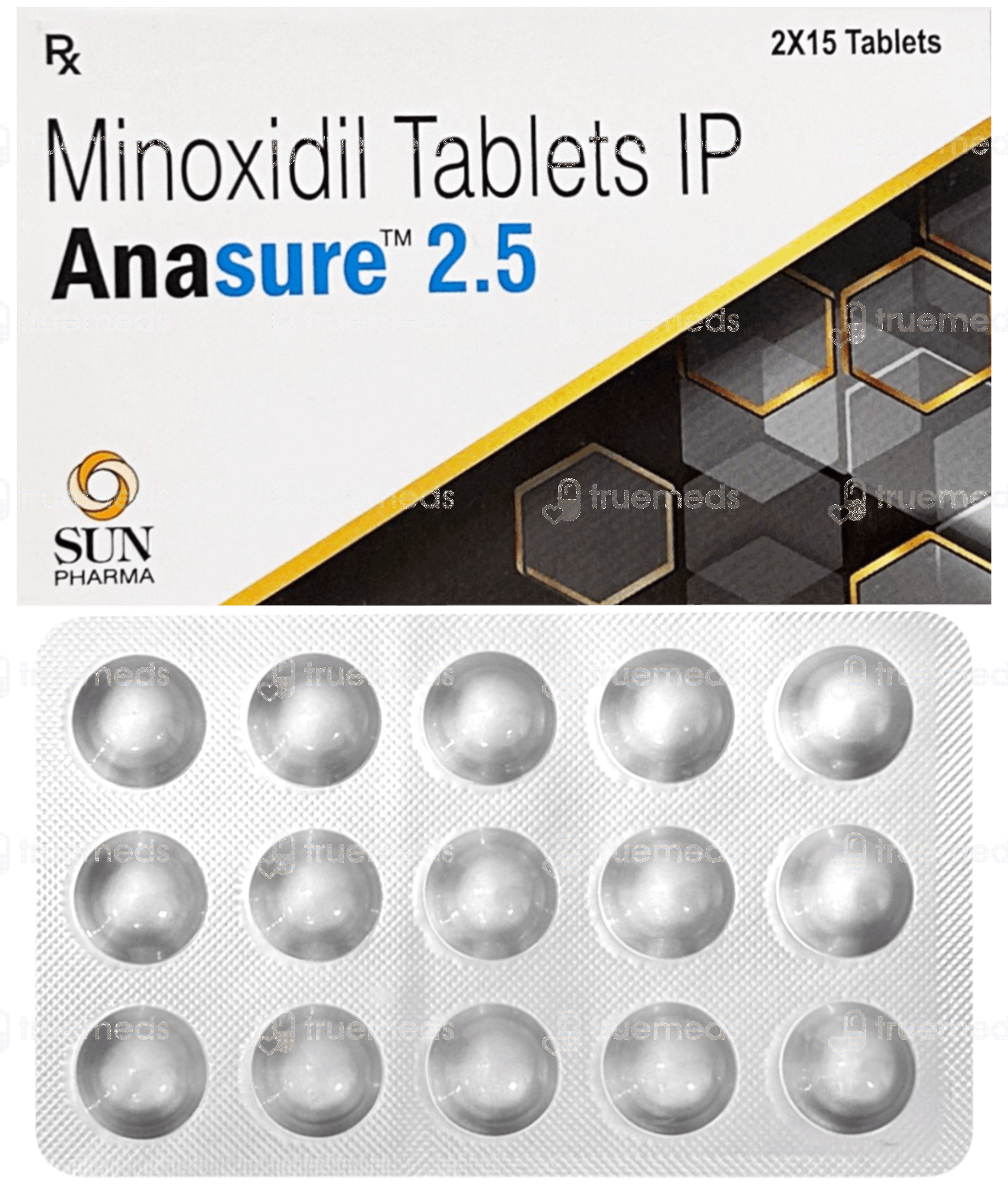 Anasure 25 Tablet 15 - Uses, Side Effects, Dosage, Price | Truemeds