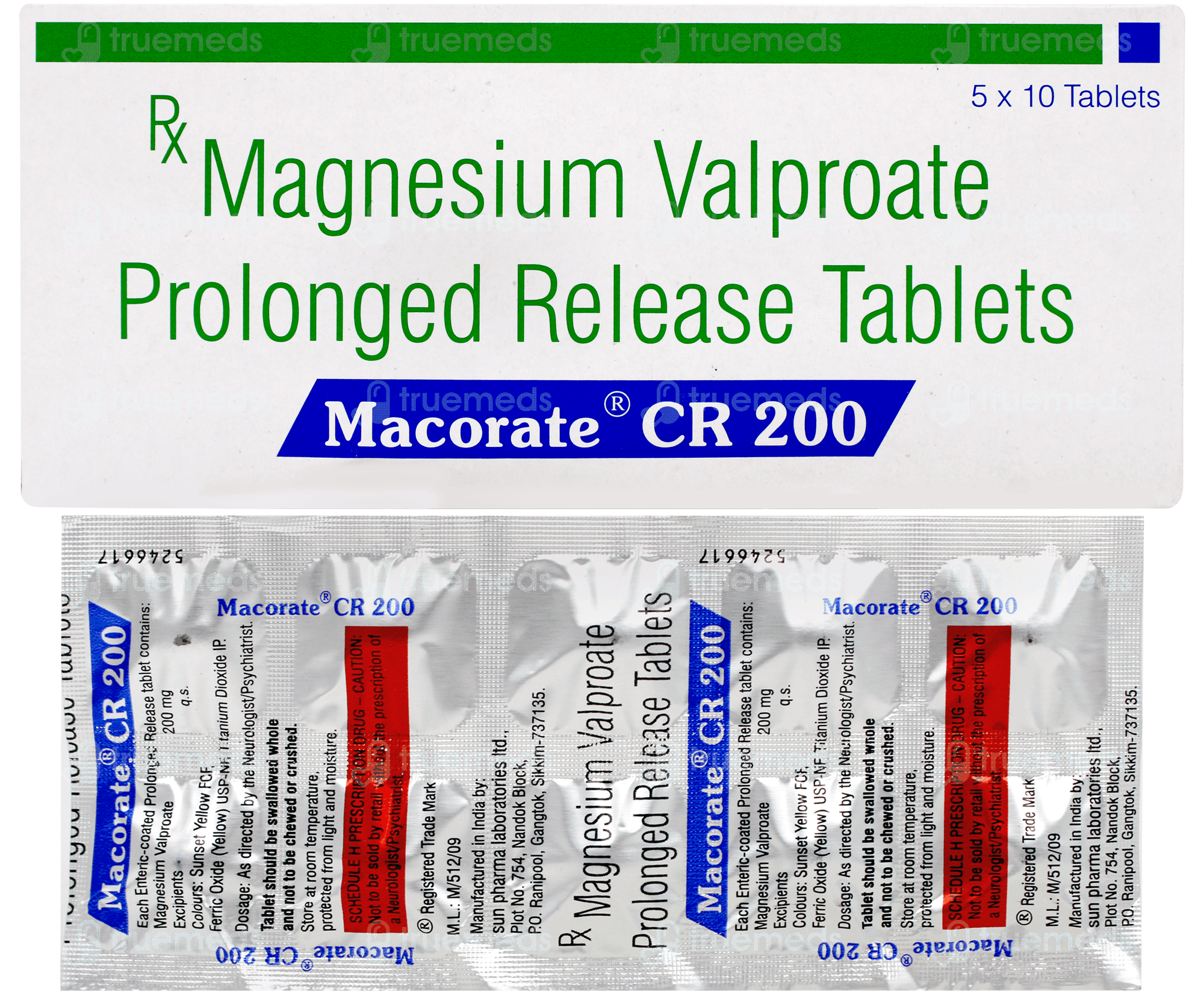 Macorate 200 MG | Order Macorate 200 MG Tablet Cr Online at Truemeds