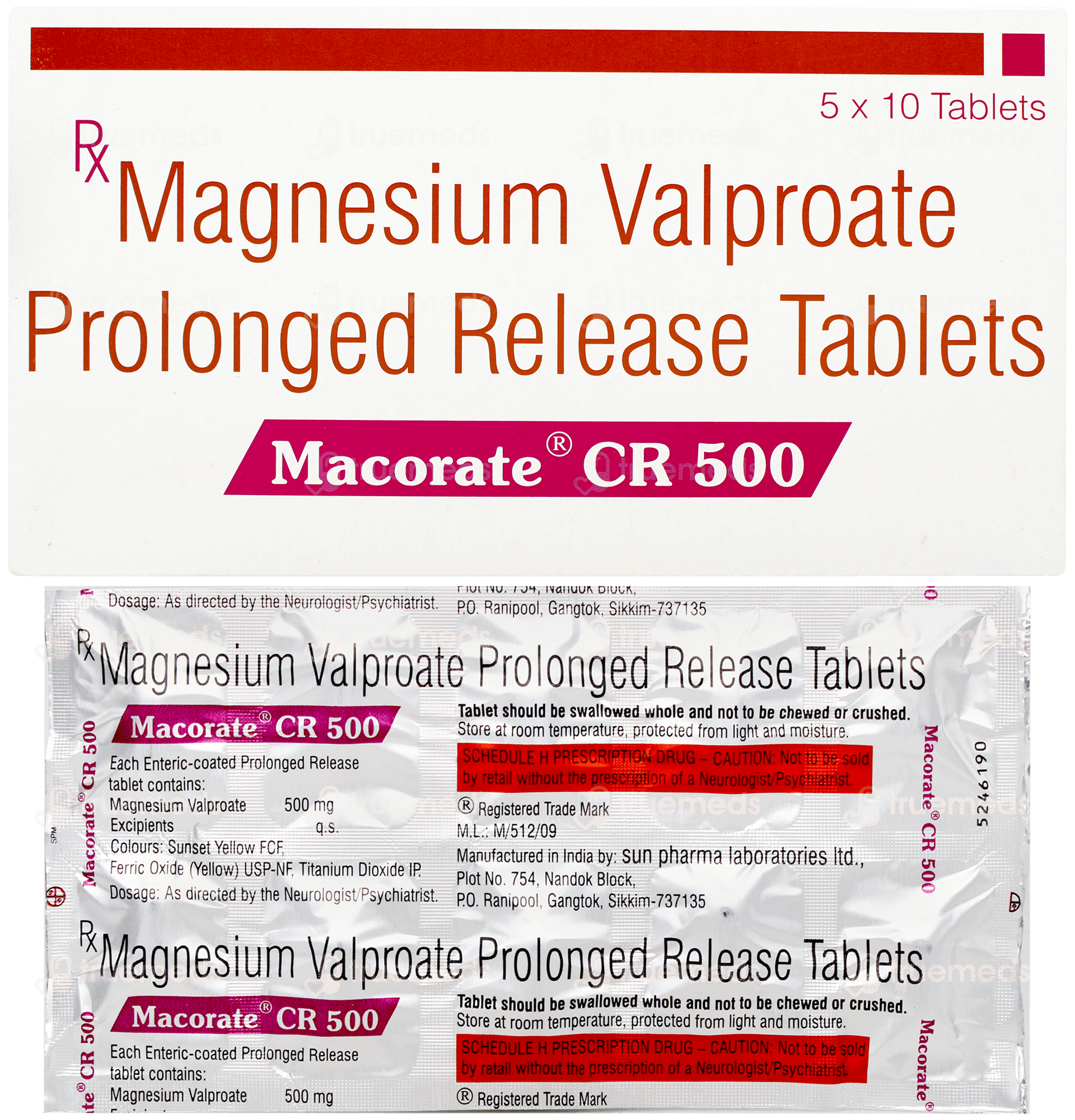 Macorate 500 MG | Order Macorate 500 MG Tablet Cr Online at Truemeds