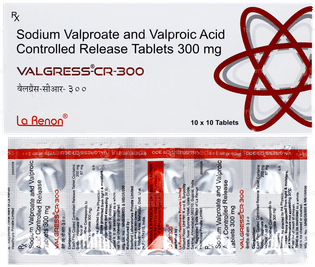 Valgress Cr 300 Tablet 10 - Uses, Side Effects, Dosage, Price | Truemeds
