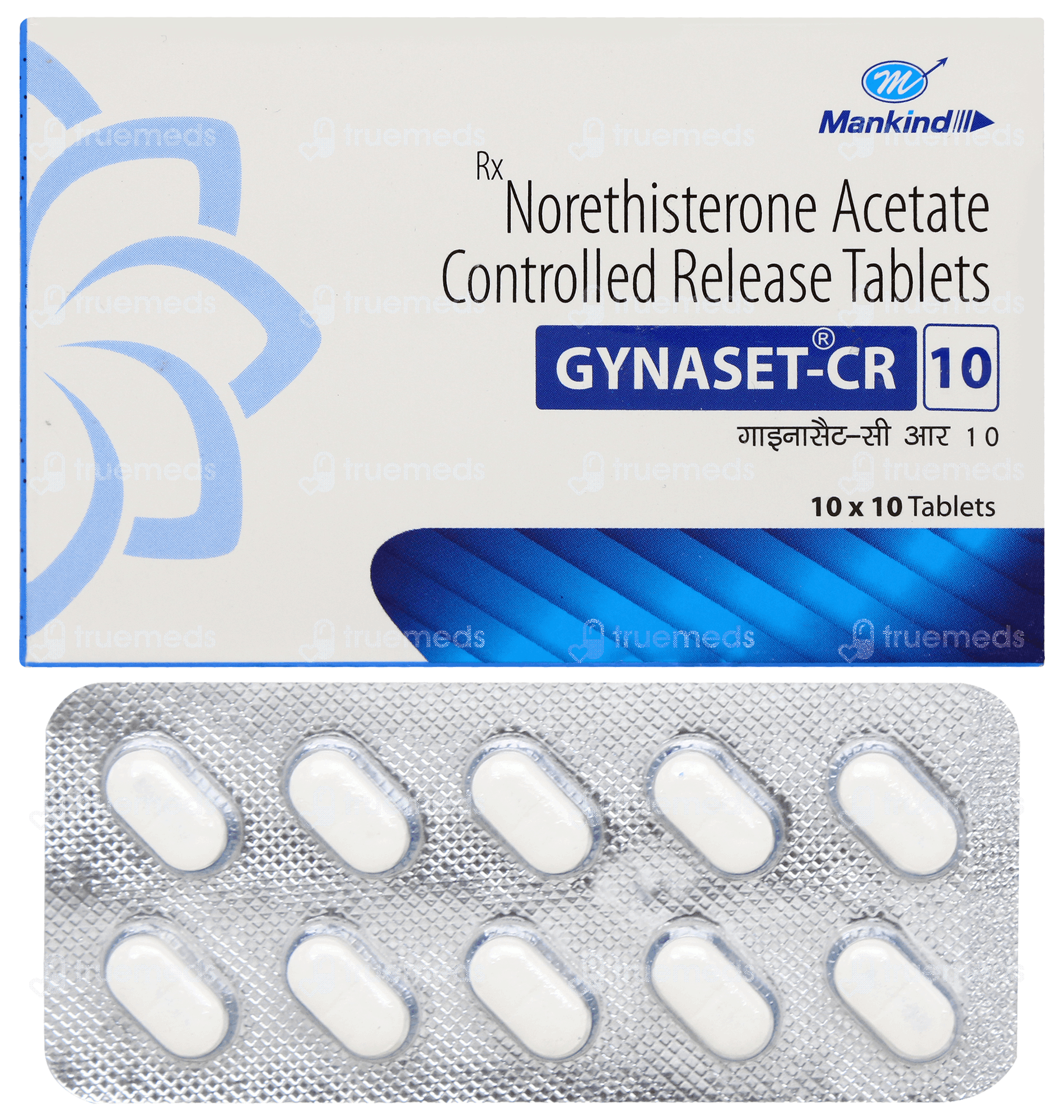 Gynaset 10 MG Cr | Order Gynaset 10 MG Tablet Cr Online at Truemeds