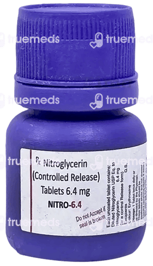Nitro 64 Mg Tablet Cr 30 - Uses, Side Effects, Dosage, Price | Truemeds