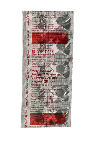 Kefpod 100 Mg Tablet Dt 10: Uses, Side Effects, Price & Substitutes