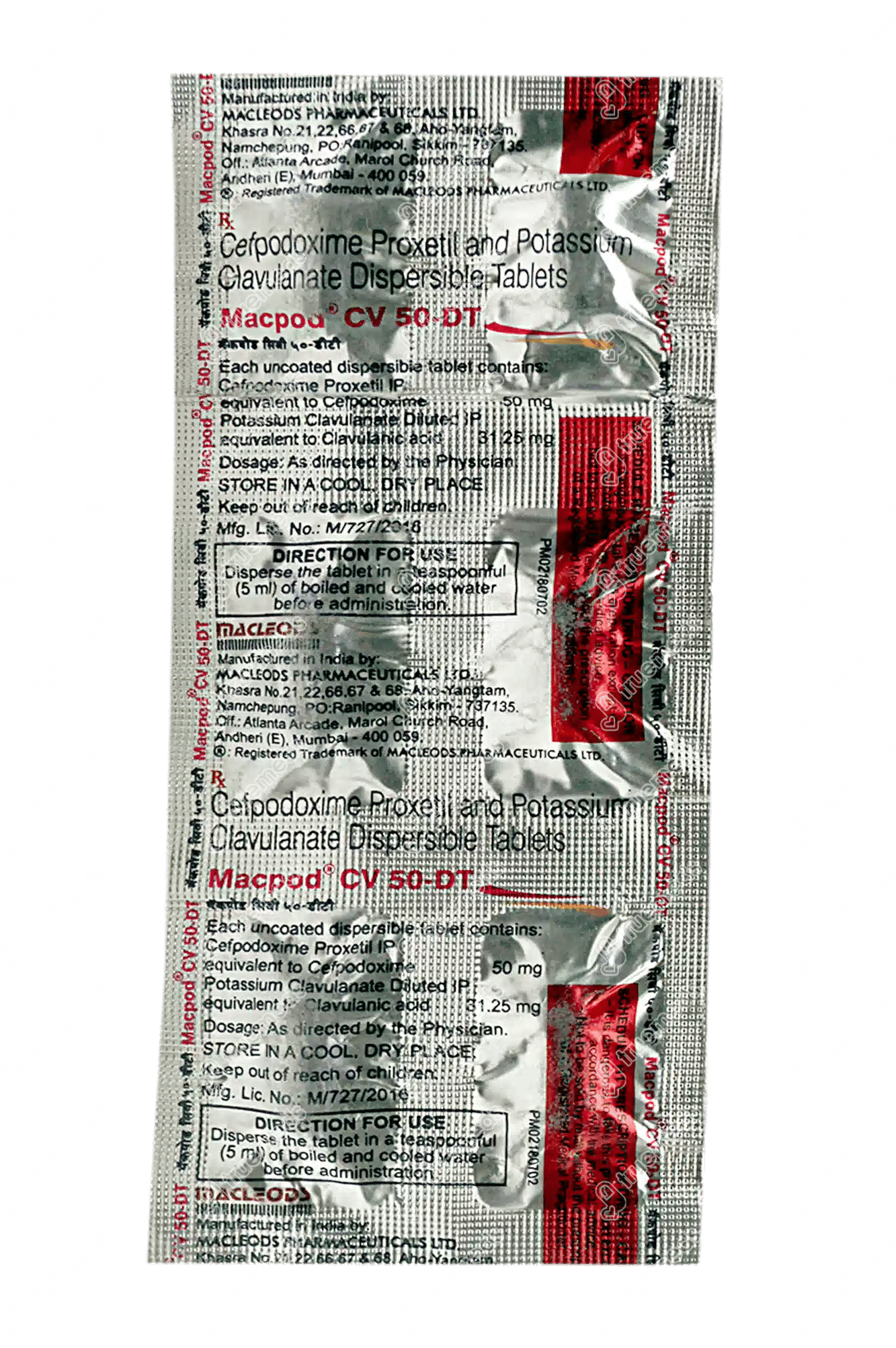 Macpod Cv 50/31.25 MG | Order Macpod Cv 50/31.25 MG Tablet Dt Online at ...