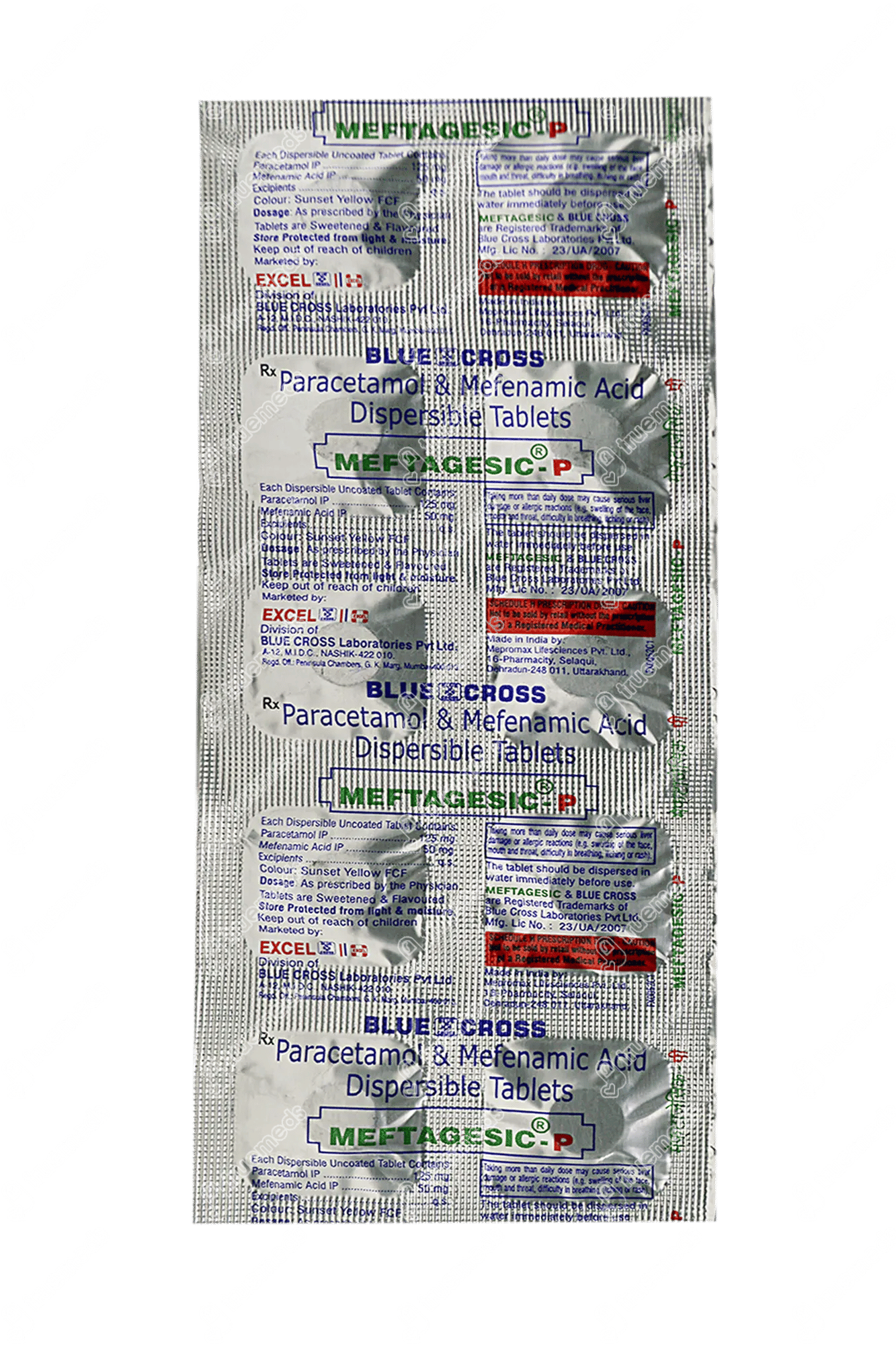 Meftagesic P 50/125 MG | Order Meftagesic P 50/125 MG Tablet Dt Online ...