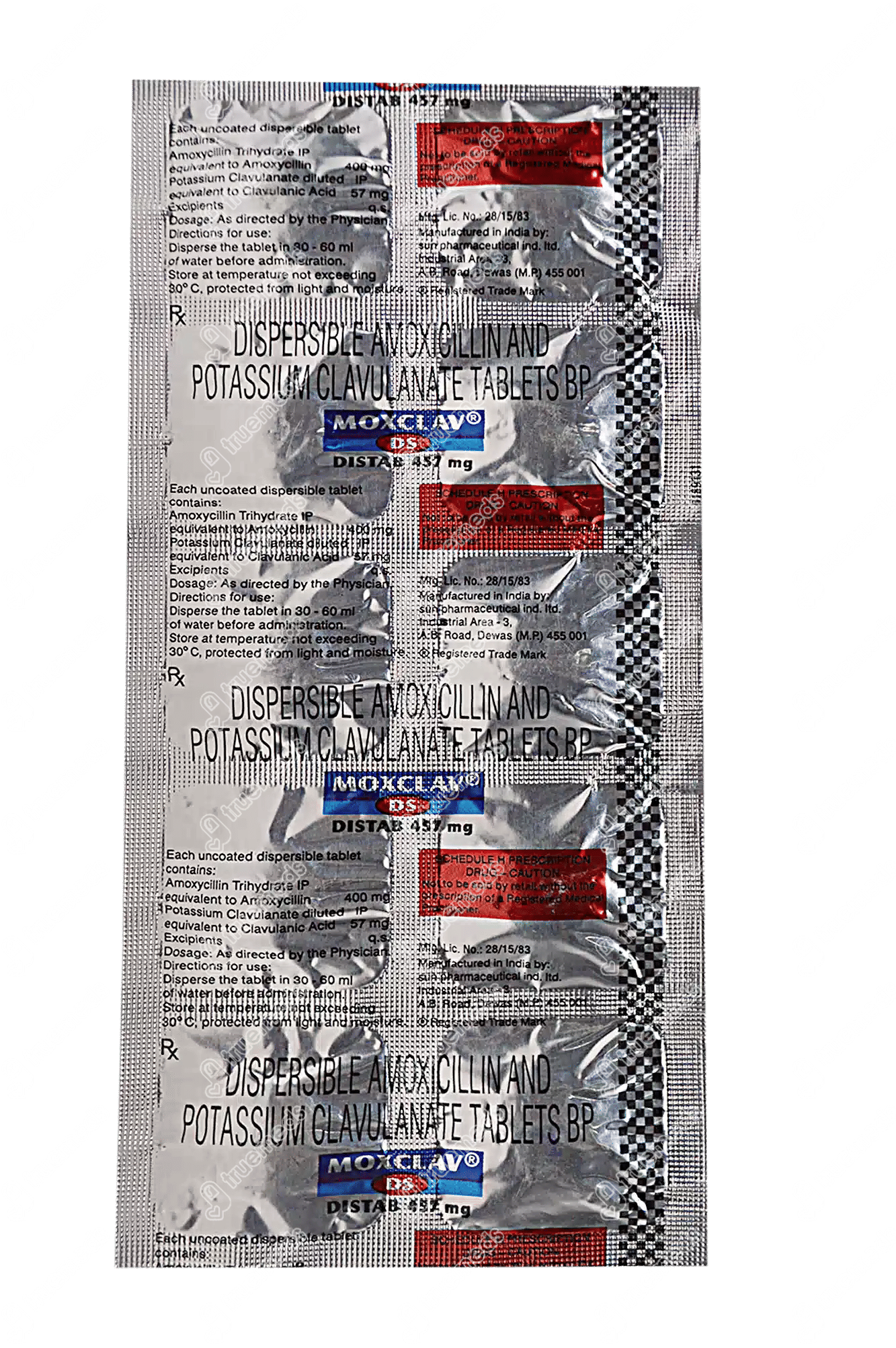 Moxclav DS Distab 457mg Tablet: Uses, Side Effects, Price & Substitutes