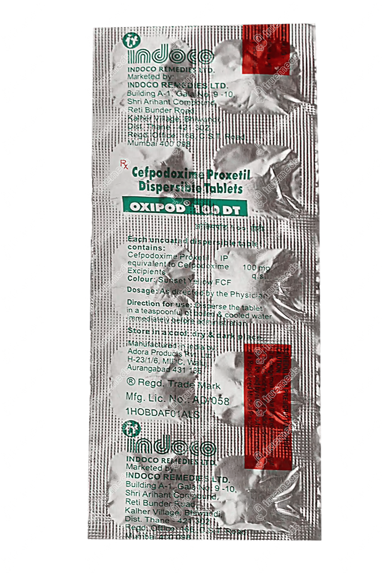 Oxipod 100 Mg Tablet Dt 10: Uses, Side Effects, Price & Substitutes