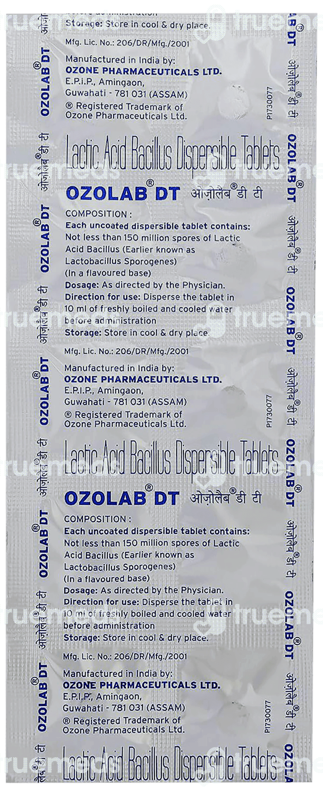 Ozolab 150 Miu Tablet Dt 10 - Uses, Side Effects, Dosage, Price | Truemeds