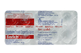 Swich 50 Mg Tablet Dt 10: Uses, Side Effects, Price & Substitutes