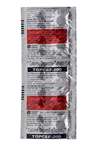 Topcef 200 Tablet 10: Uses, Side Effects, Price & Substitutes