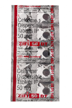 Zifi 50 MG Tablet Dt 10 - Uses, Side Effects, Dosage, Price | Truemeds