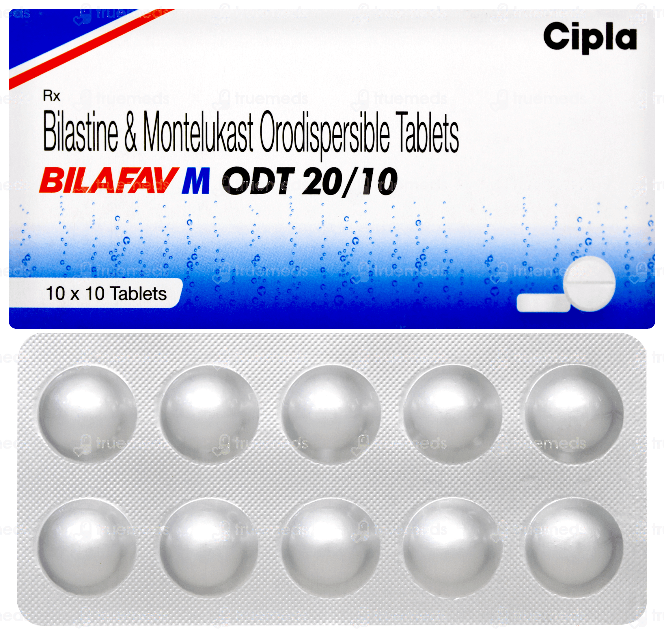 Bilafav M Odt 2010 Mg Tablet 10 - Uses, Side Effects, Dosage, Price ...