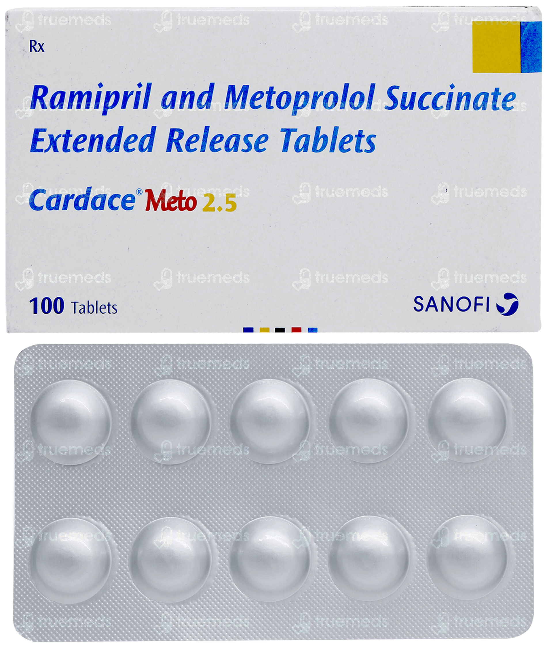 Cardace Meto 25 2 5mg Tablet Er 10 - Uses, Side Effects, Dosage, Price ...