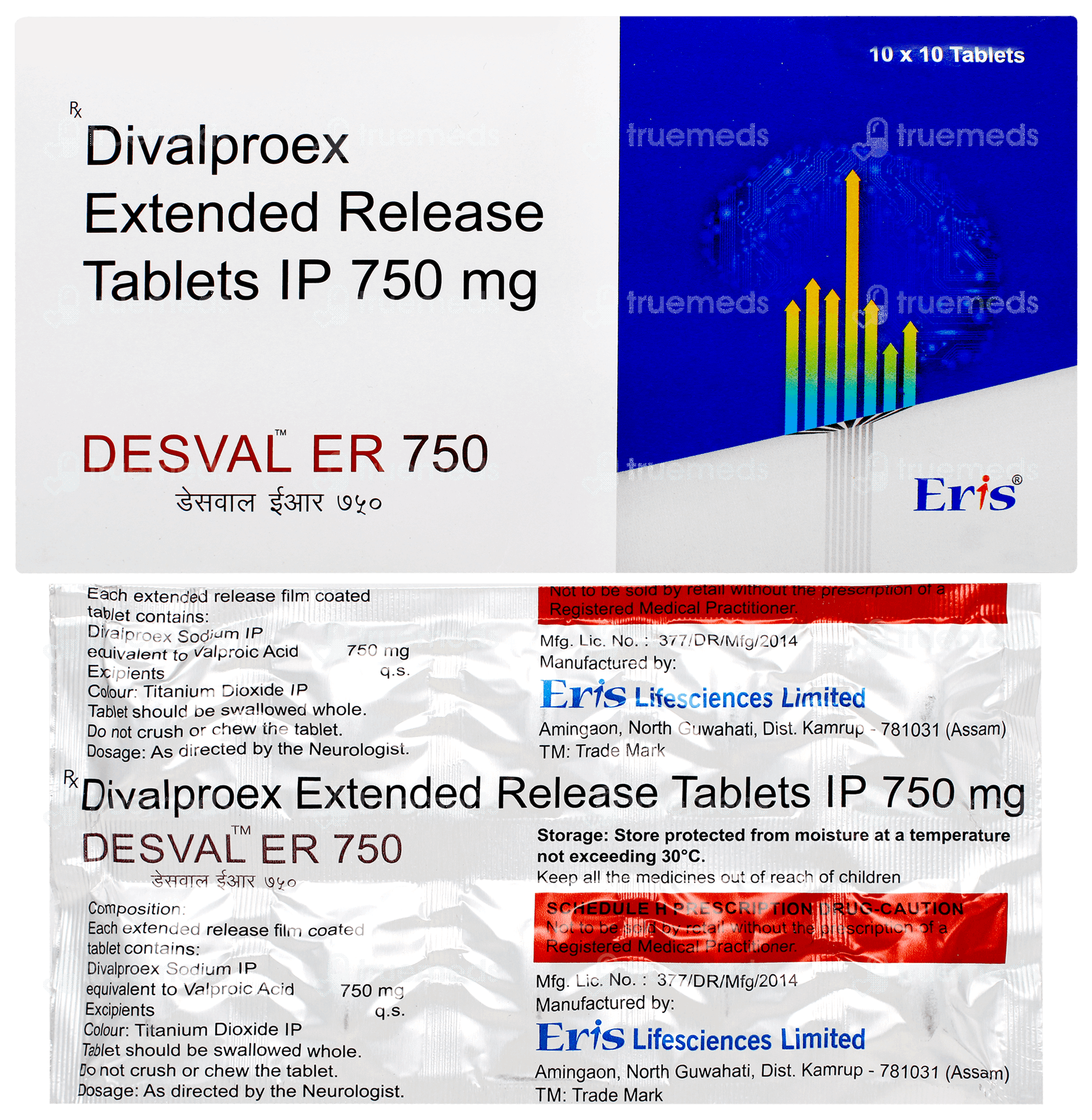 Desval Er 750 Tablet 10: Uses, Side Effects, Price & Substitutes