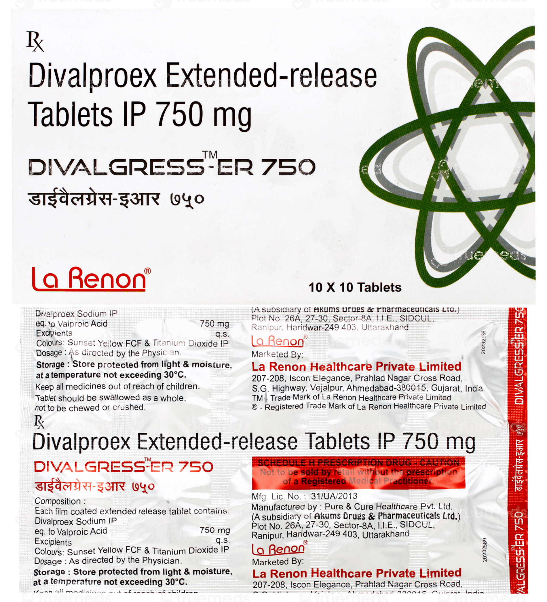 Divalgress Er 750 Tablet 10: Uses, Side Effects, Price & Substitutes