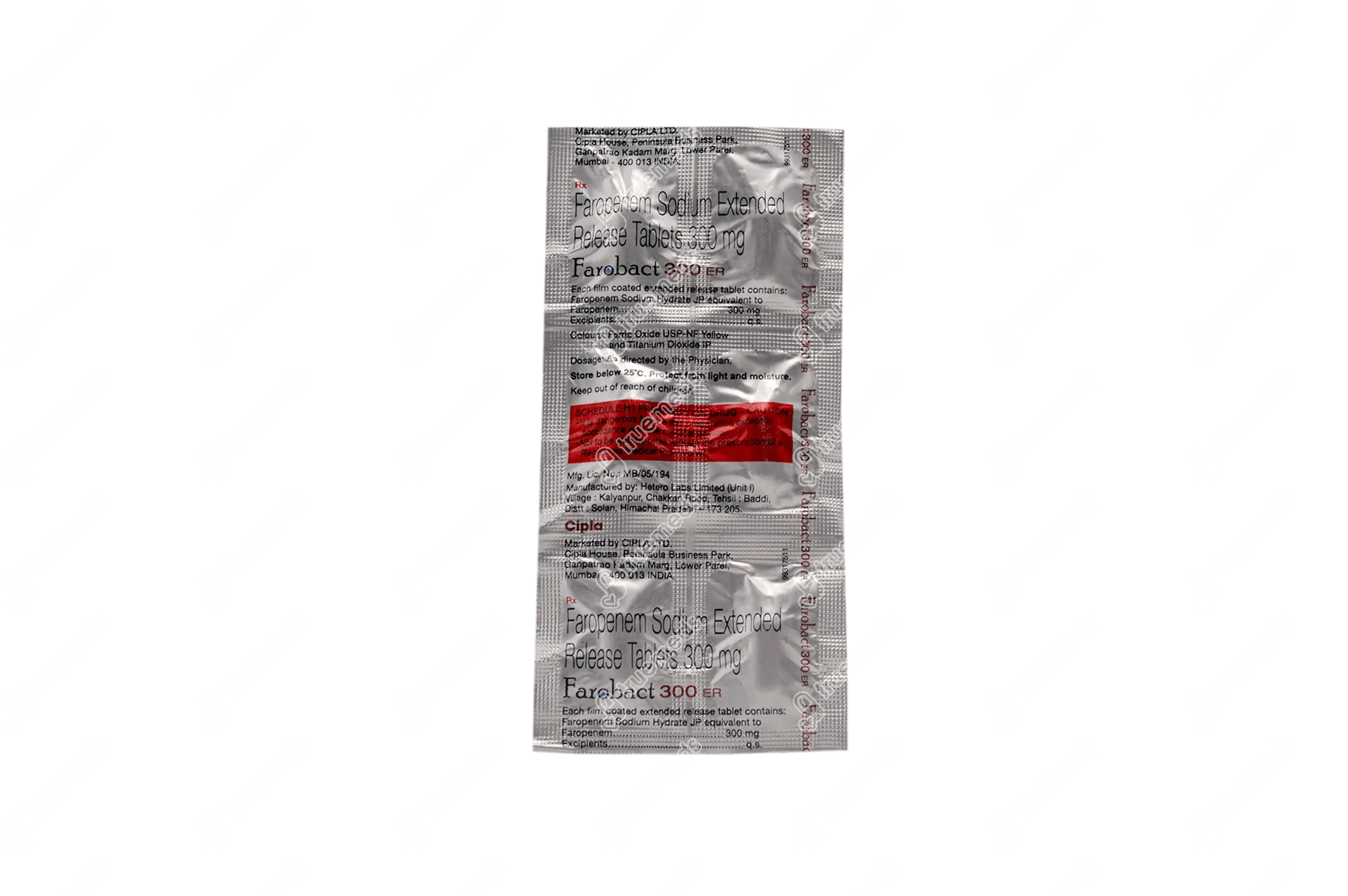 Farobact 300 MG Er | Order Farobact 300 MG Tablet Er Online at Truemeds