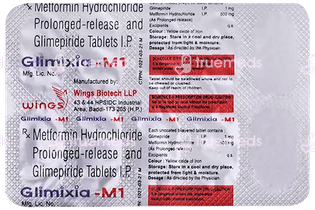 Glimixia M1 Tablet: Uses, Side Effects, Price & Substitutes