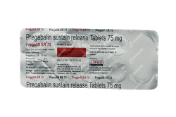 Pregalift 75 MG Tablet Er 10 - Uses, Side Effects, Dosage, Price | Truemeds