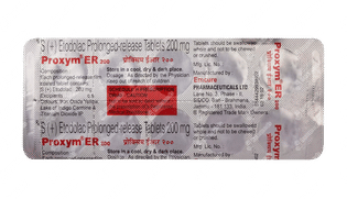 Proxym 200 Mg Tablet Pr 10 - Uses, Side Effects, Dosage, Price | Truemeds