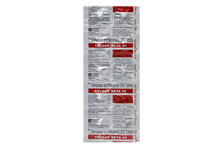 Telsar Beta 40 50 Mg Tablet Er 10 - Uses, Side Effects, Dosage, Price ...