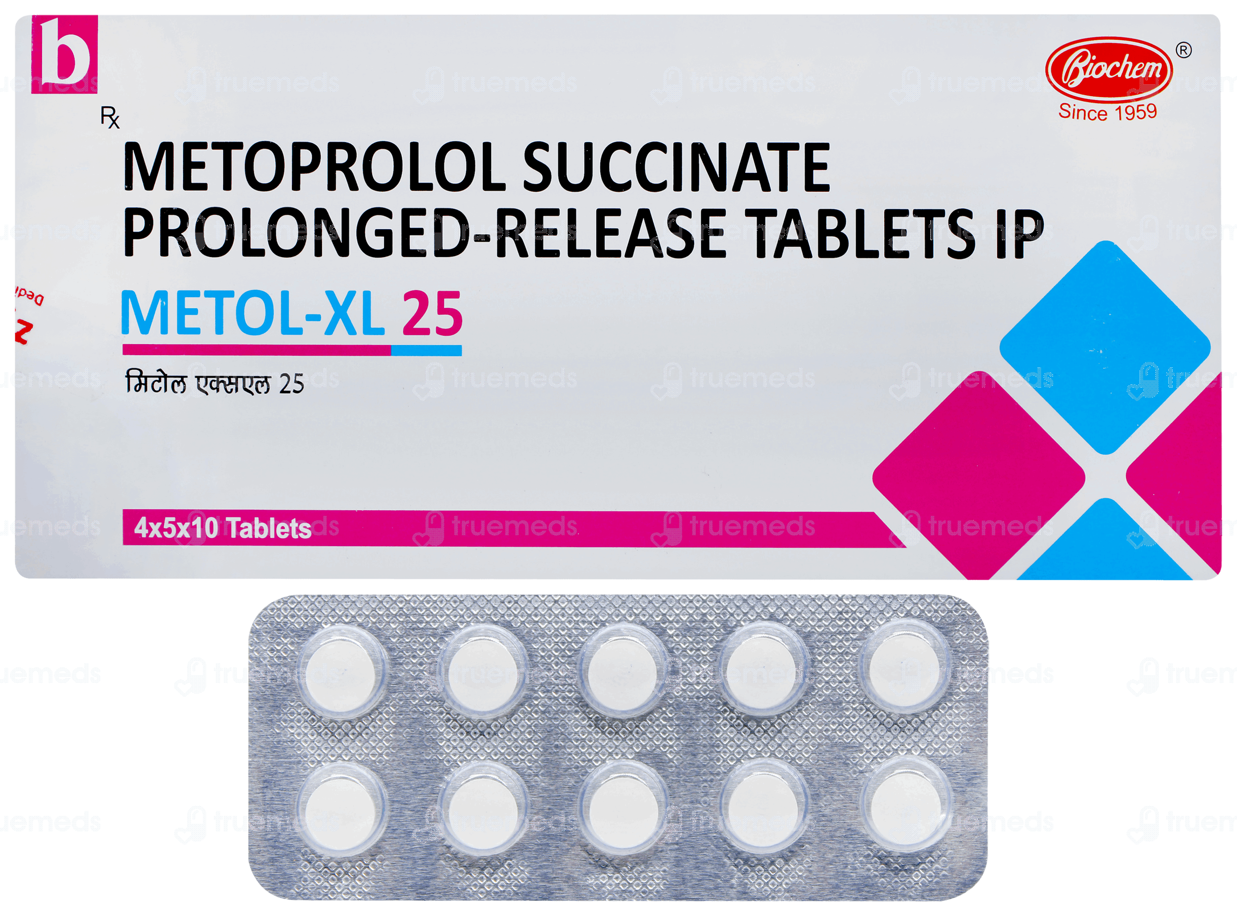 Metol Xl 25 Tablet 10: Uses, Side Effects, Price & Substitutes