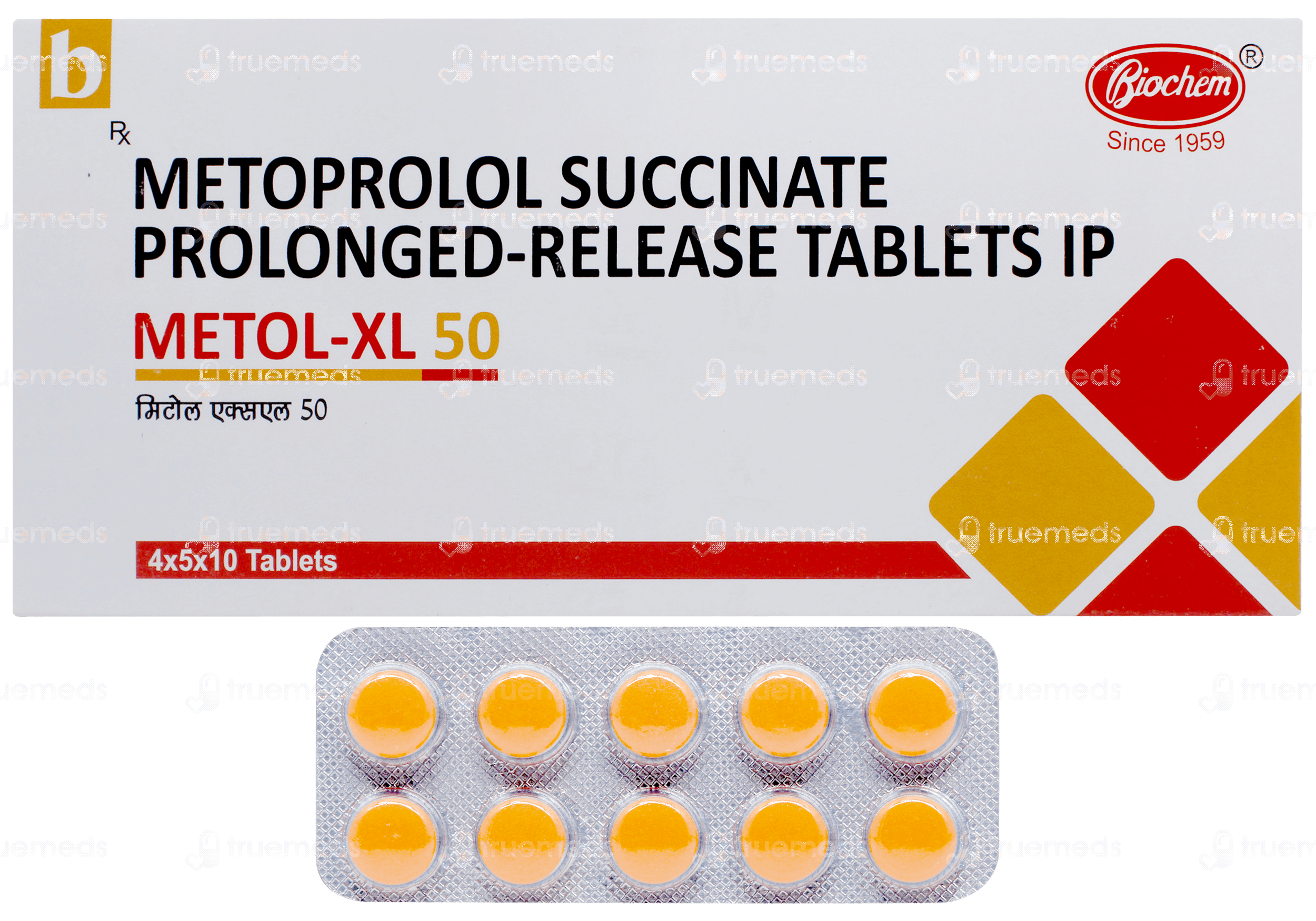 Metol Xl 50 Tablet: Uses, Side Effects, Price & Substitutes